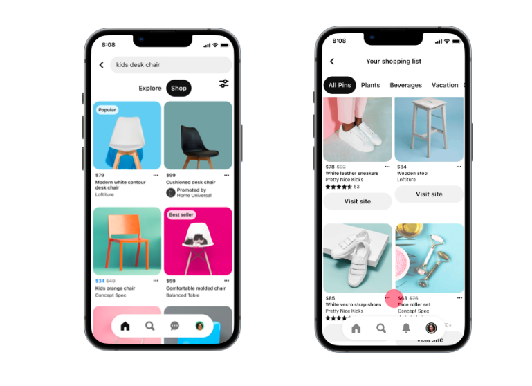Pinterest Shopping: Qué es y cómo funciona
